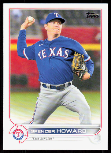 2022 Topps 162 Spencer Howard Texas Rangers | eBay