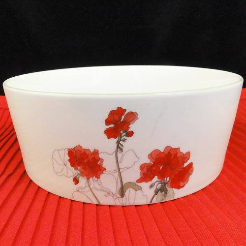 GERANIUM by Block Spal Open Vegetable Bowl 7.75" NEW NEVER USED made ...