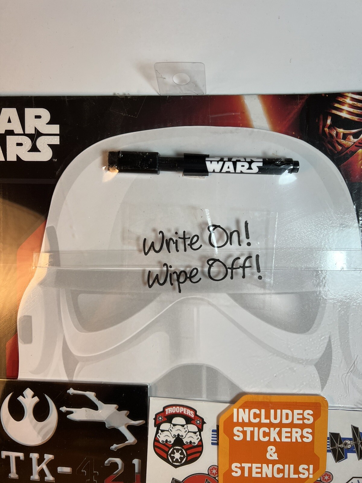 Star Wars Episode 1 Wipe off Memo Board With Dry Erase Marker for sale ...