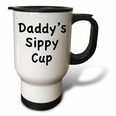 3dRose Daddy’s sippy cup 14oz Stainless Steel Travel Mug | eBay