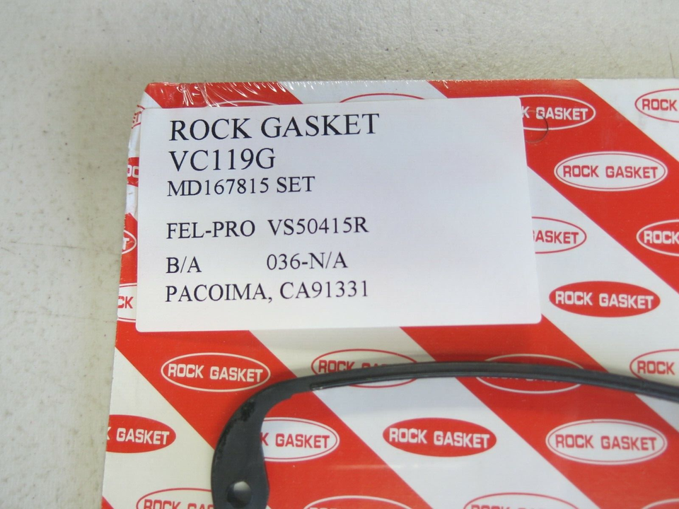 Engine Valve Cover Gasket Set-VIN: C, SOHC Rock gasket VC119G | eBay