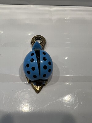 Vintage Allied Brass Lady Bug Paper Clip Note Letter Holder Mid Century ...