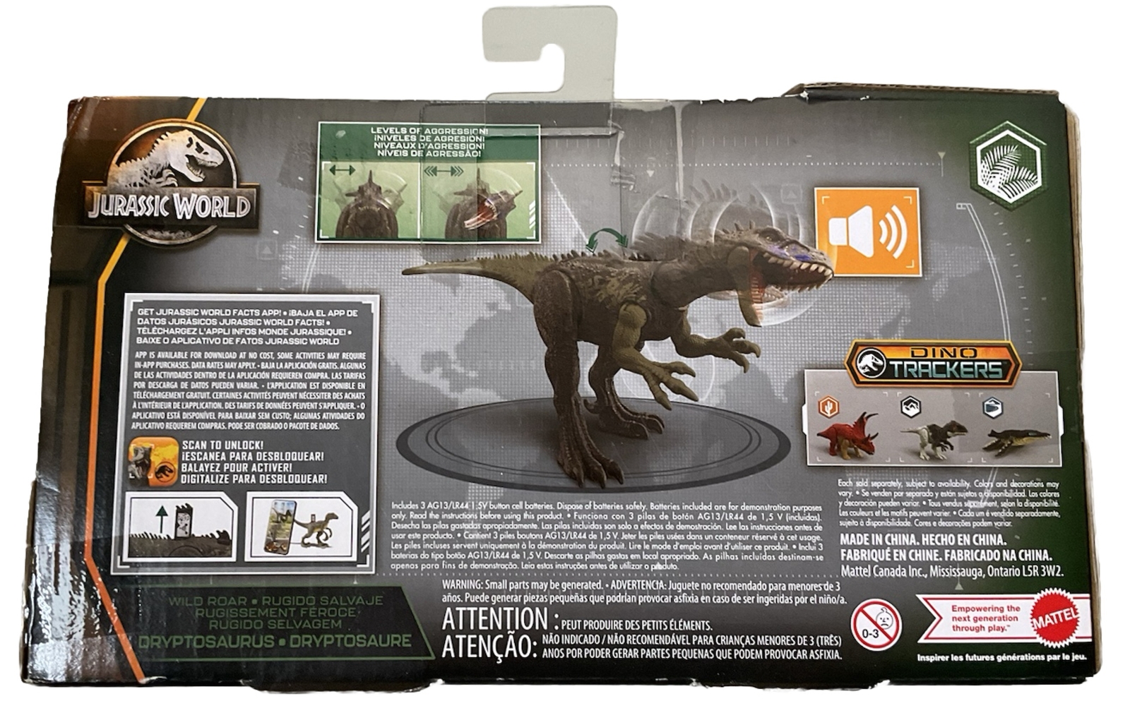 Jurassic World Dryptosaurus Dino Trackers By Mattel | eBay