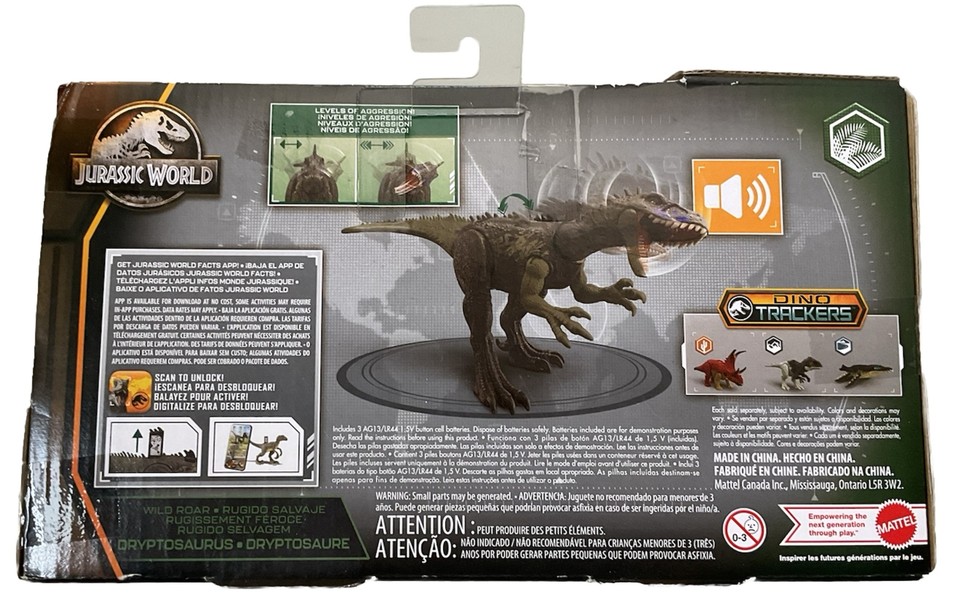 Jurassic World Dryptosaurus Dino Trackers By Mattel | eBay