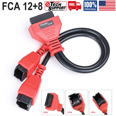 Fit For Chrysler OEM FCA 12+8 Universal Adapter Cable OBD2 Diagnostic ...