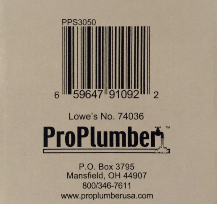 ProPlumber Plastic and Steel Pressure Switch 30-50 PSI PPSL3050 for ...