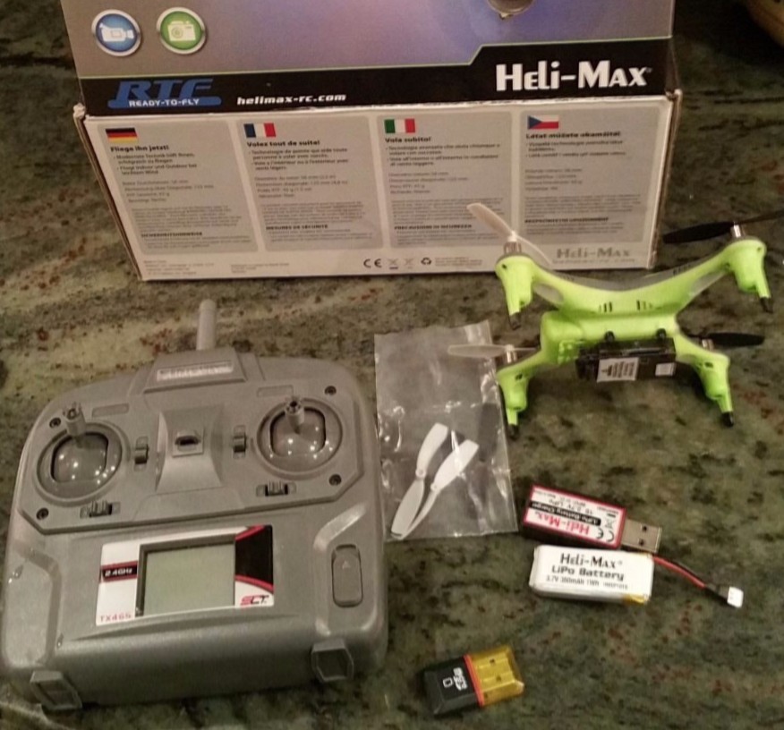 Heli-Max 1Si ReadyToFly Quadcopter, Drone, Video Camera, Auto Return ...