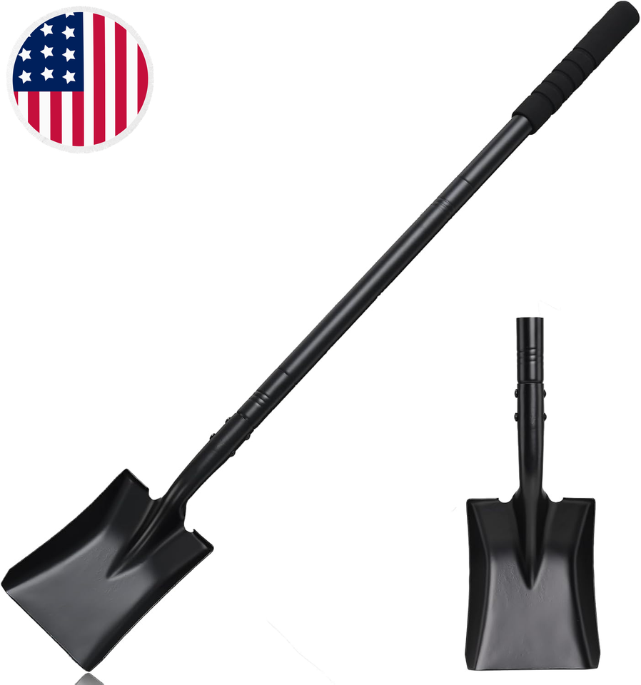 Small Garden Shovels for Digging,Square Spade Shovel Beach Shovels with ...