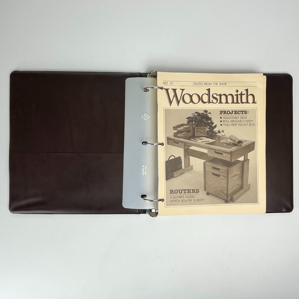 1 BINDER + Lot of Woodsmith Magazines - CHOOSE YOUR LOT, Empty Binder ...