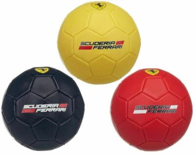 OFFICIAL SCUDERIA FERRARI FOOTBALL SOCCER BALL SPORTS SIZE 5 BLACK ...