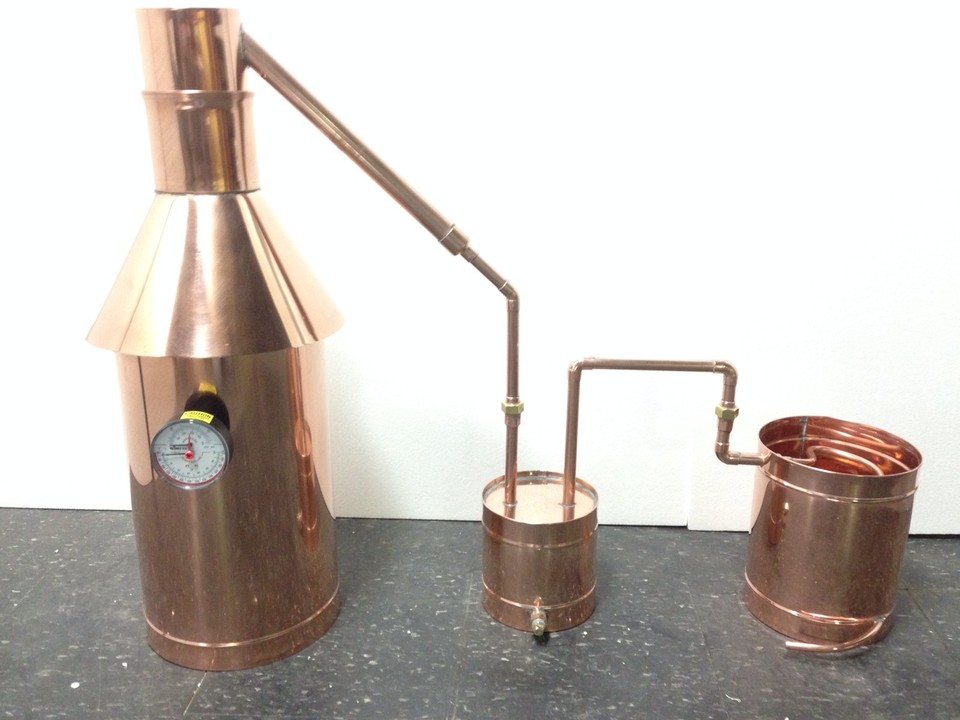 Copper Moonshine Still-Thumper and Worm-Heavy Copper! 6 GallonWe build ...