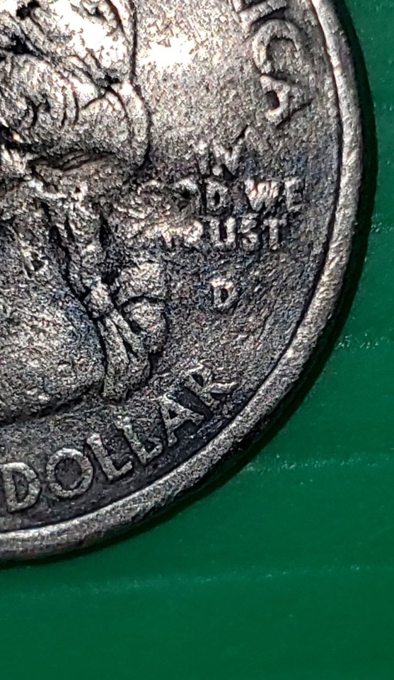 2000 D -NEW HAMPSHIRE 25 CENT QUARTER- ERROR COIN. | eBay