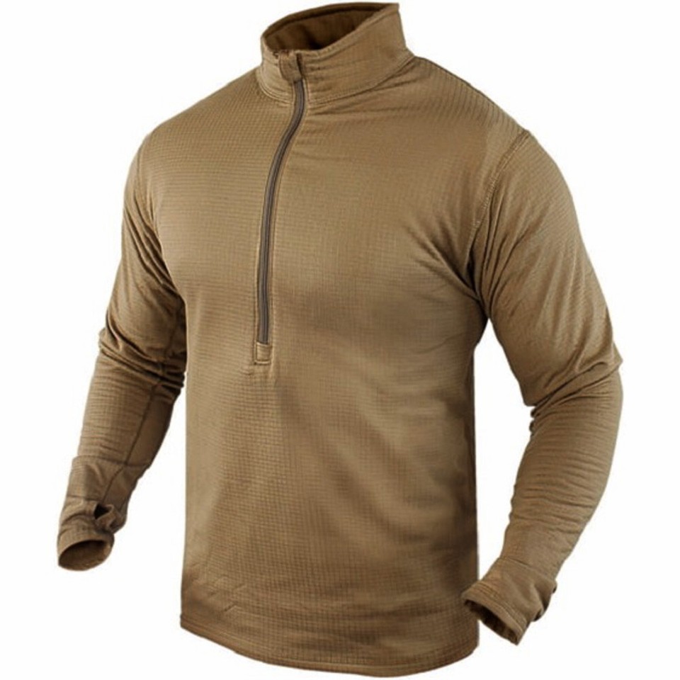 Condor 603 Thermal Fleece BASE II Zip Pullover Operator Tactical Jacket ...