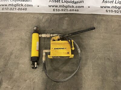 ENERPAC RC106 DUO 10 Ton Hydraulic Cylinder & Hand Pump 10,000PSI | eBay