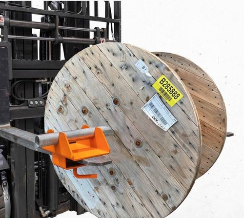 Forklift Cable Drum Reel Lifter Attachment | eBay