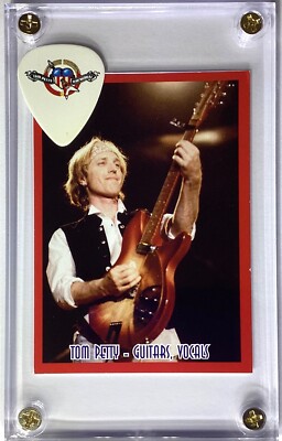Only couple left...Very limited Tom Petty card / 2010 tour guitar pick ...
