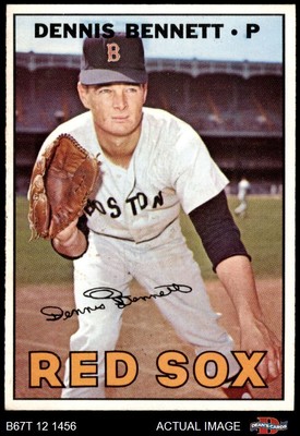 1967 Topps #206 Dennis Bennett Red Sox 6 - EX/MT | eBay