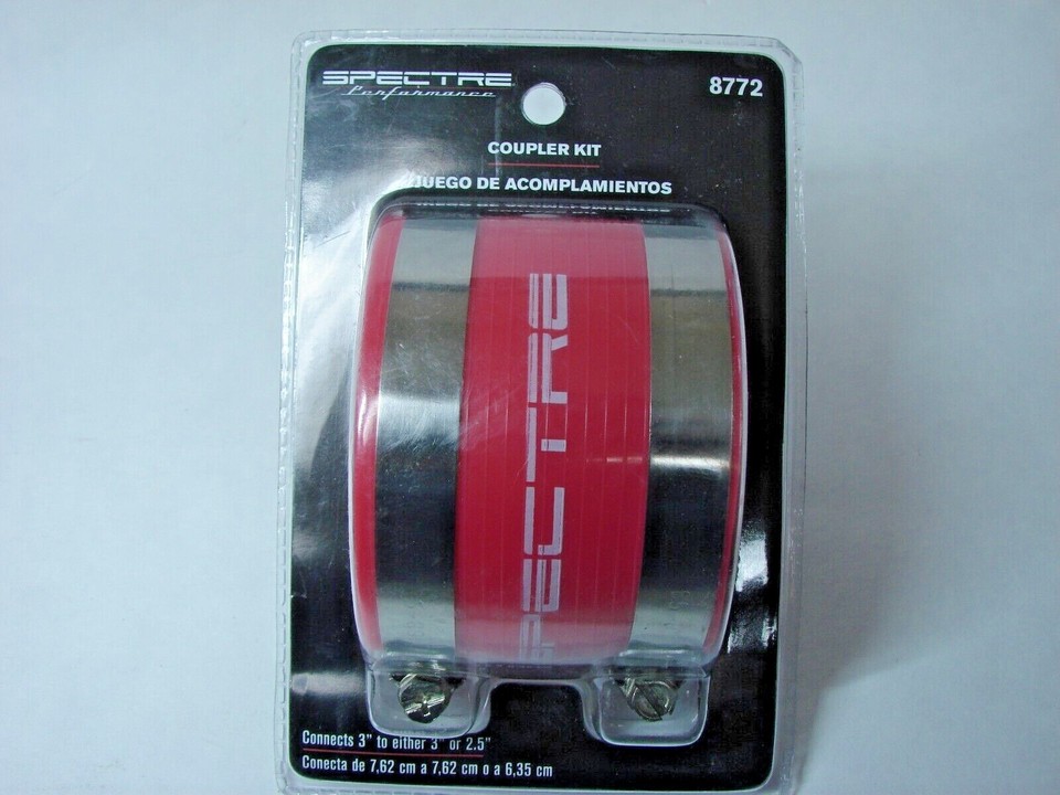 Spectre Performance 8772 HOT PINK Air Intake Tube Coupler 3" to 3" Or 2 ...