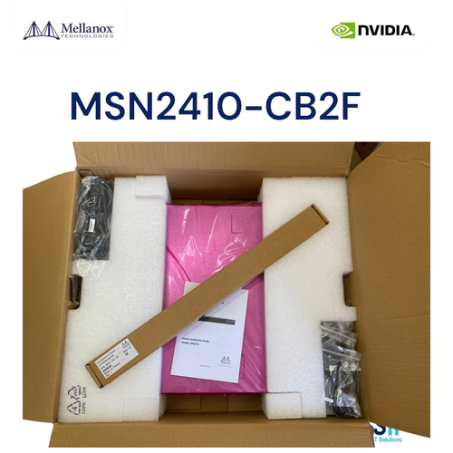 NVIDIA Mellanox® MSN2410-CB2F 48 SFP28+8 QSFP28ports 25GbE/100GbE ...