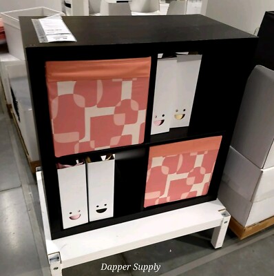 (Lot Of 4) Ikea DRONA Storage Box Fits Kallax Expedit Pink/ White ...