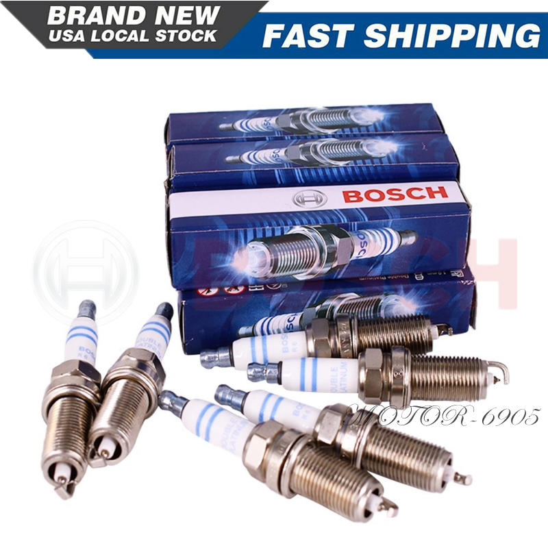 6 OEM For BOSCH Ignition Coils 0221504470 +6 Spark Plugs kit ...