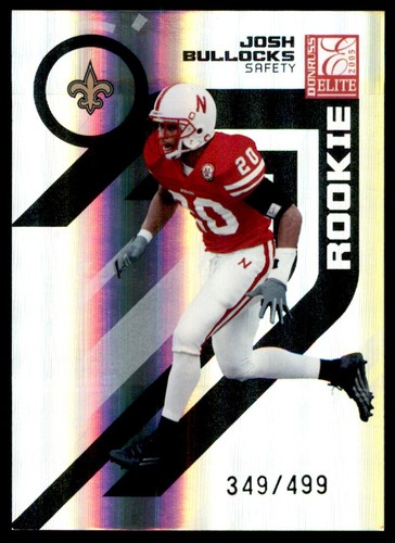 2005 Donruss Elite Josh Bullocks Rookie 349/499 New Orleans Saints #159 ...