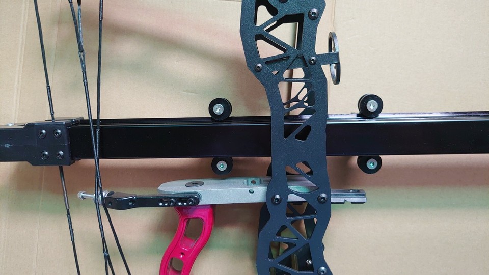 Full Metal Repeating Compound Bow Rapid 40 Balls Automatic Self Loading ...