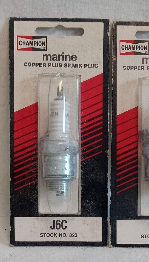 Champion J6C Marine Spark Plug 823 NOS | eBay