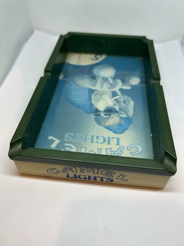 Camel Lights Cigarettes 1992 Promo Ash Tray Camel Joe Playing Billiards ...