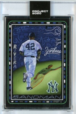 TOPPS PROJECT 2020 - MARIANO RIVERA - EFDOT AP 06/20 Silver Frame #287 ...