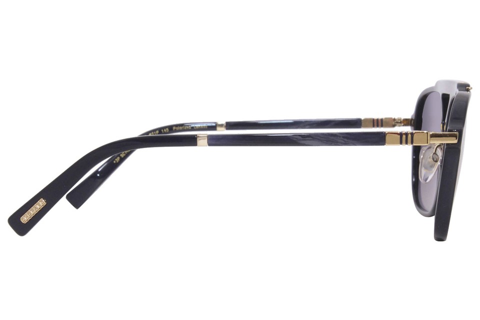 Chopard SCH291 821P Sunglasses Men's Navy-Gold/Grey Polarized Lenses ...