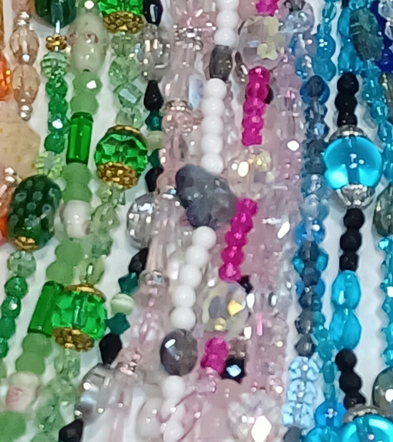 12x Glass bead strands beading lots jewelry making lot Crystal beads ...