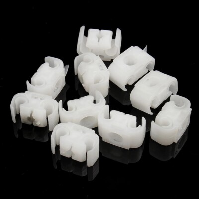 Brake Line Clips - WHITE - Pack of 10 - Suitable for 5mm (3/16") Brake ...