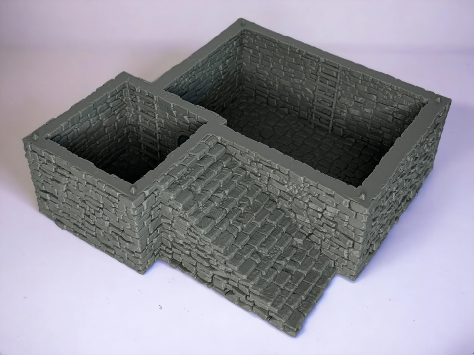 Medieval Stone Castle Terrain for DND and Tabletop Games, Tabletop ...