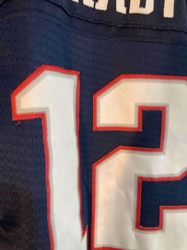 Tom Brady New England Patriots #12 Jersey Reebok Youth Large Stitched ...