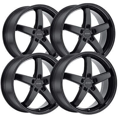 (Set of 4) Petrol P1B 17x8 5x120 +35mm Matte Black Wheels Rims 17" Inch ...