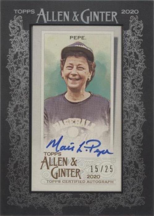 2020 Topps Allen & Ginter's - Mini Non-Baseball Autographs Maria Pepe # ...