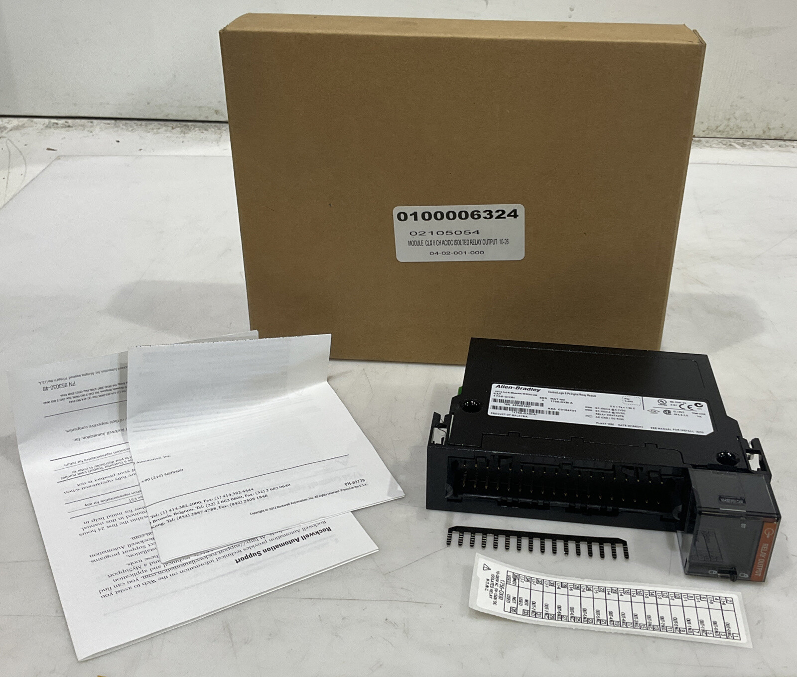 ALLEN-BRADLEY 1756-OX8I A CONTROLLOGIX 8 PT DIGITAL RELAY MODULE 373 | eBay