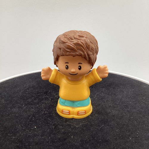 Fisher Price Little People Boy Dad Daddy Man Figure 2020 Brown Hair D ...