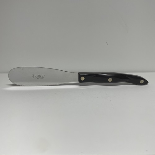 Cutco Spatula Serrated Spreader Butter Stainless Steel 1768 Knife Brown ...