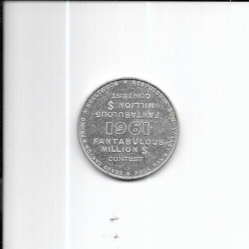 1961 champion spark plug million dollar coin car race contest new york ...