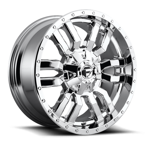 Fuel D631 Sledge Chrome Plated 1-Piece Wheels: 20x9, 6x135/6x139.7/6x5 ...