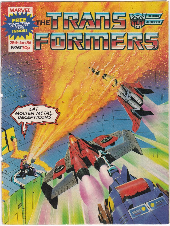 TRANSFORMERS #67; GD, Marvel UK 1986; Comic Comics, Smelting Pool | eBay