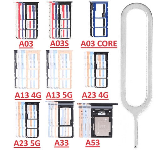 For Samsung A03 Core A13 A23 A33 A53 4G 5G Sim Tray Replacement Sim ...