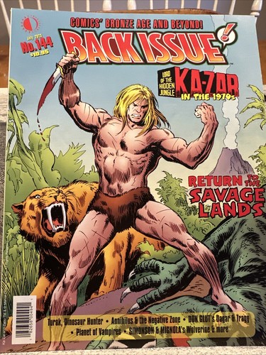 BACK ISSUE Magazine #144 Ka-Zar Issue TwoMorrows Publishing NM | eBay