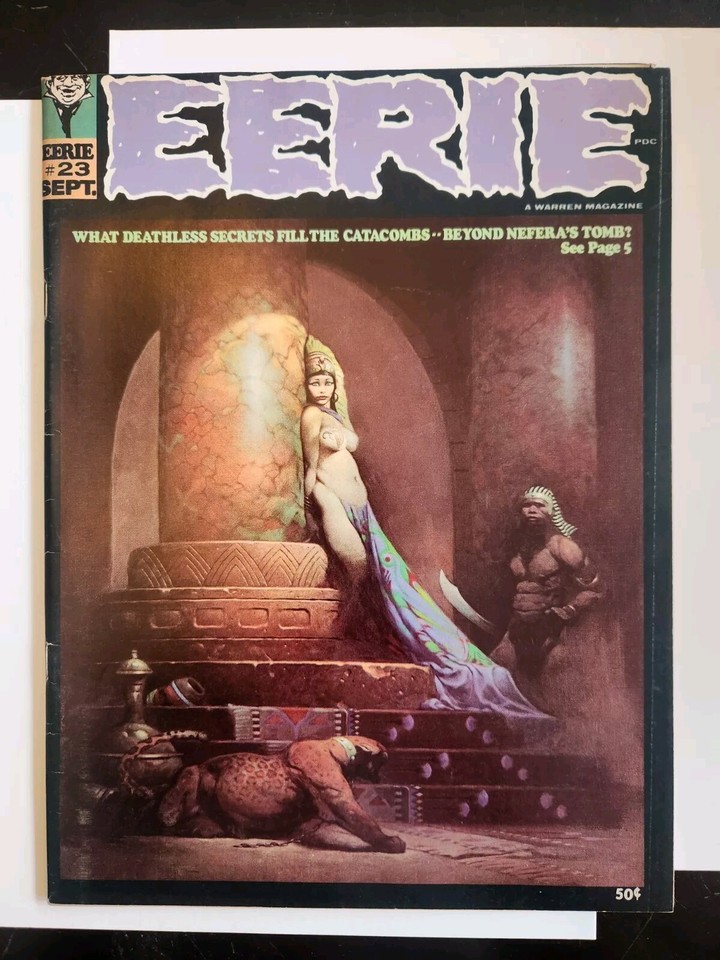 Eerie Magazine #23 (Classic Frazetta Cover) Very Nice Copy | eBay