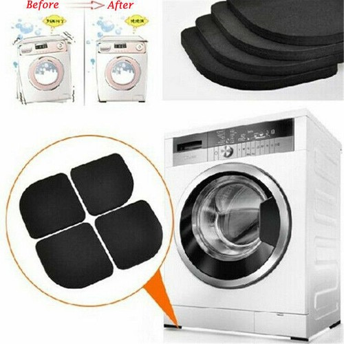 4x Rubber Refrigerator Mute Mat Washing Machine Anti Vibration Pad ...