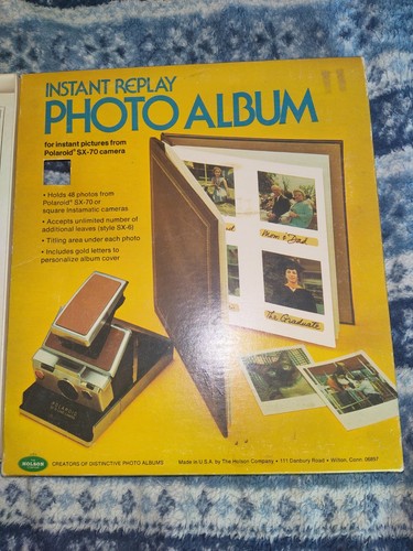VTG Instant Replay Photo Album Made For Polaroid SX-70 Instant Photos ...