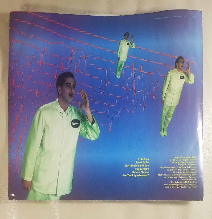 DEVO Shout LP Shrink Wrap Inner Sleeve 1984 Vintage Vinyl New Wave W1 ...