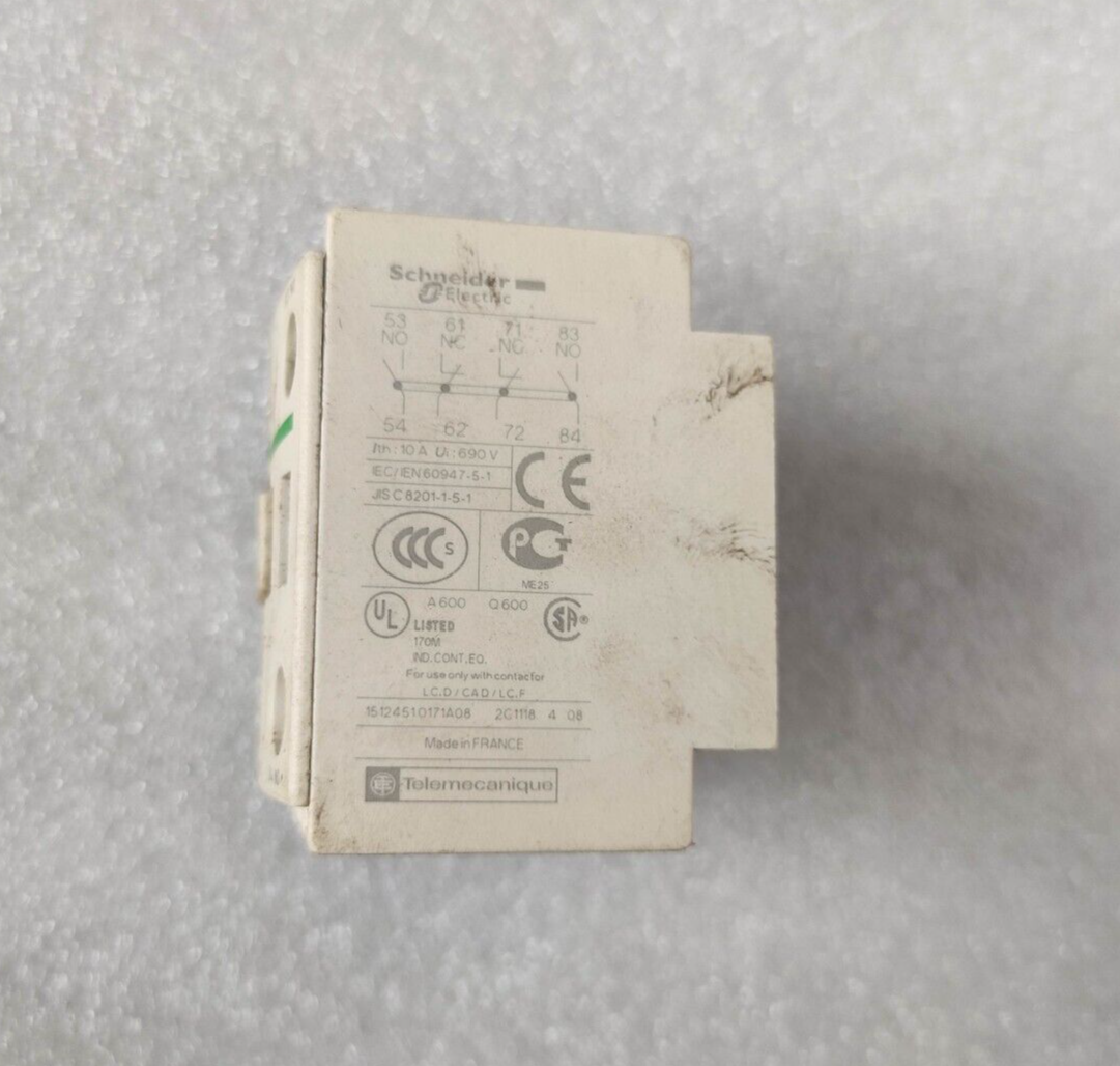 LADN22 Schneider Electric Telemecanique LADN22 Auxiliary Contact Block ...